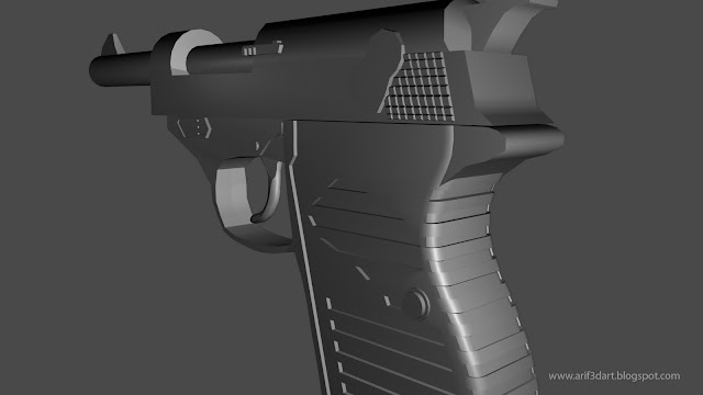 Arif-3D-Art: Gun Model in 3d