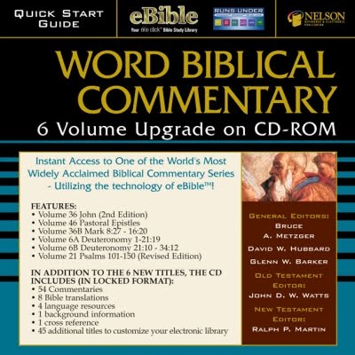 Studiosus Theologiae: Word Biblical Commentary (CD-ROM)