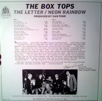 O R E I L L E S D E C R I S S E: The Box Tops - The Letter/Neon Rainbow ...