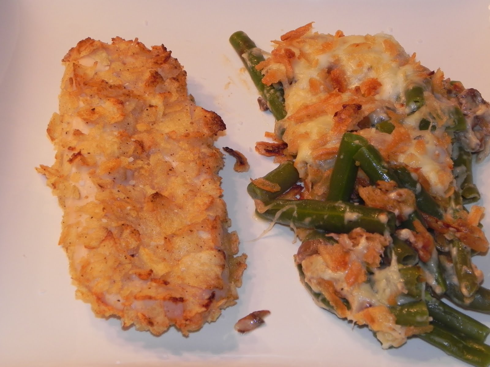 Farrah's Food Adventures: Cape Cod Turkey Cutlets and Green Bean Casserole