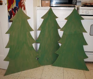 kid-o-rama: cardboard trees