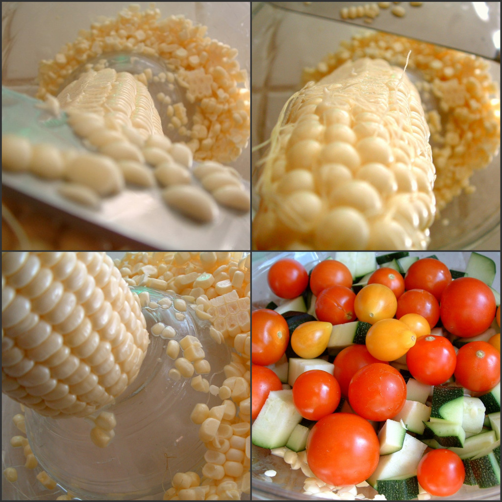 Pan Seared and Roast Halibut with Fresh Corn and Tomato Succotash - A ...