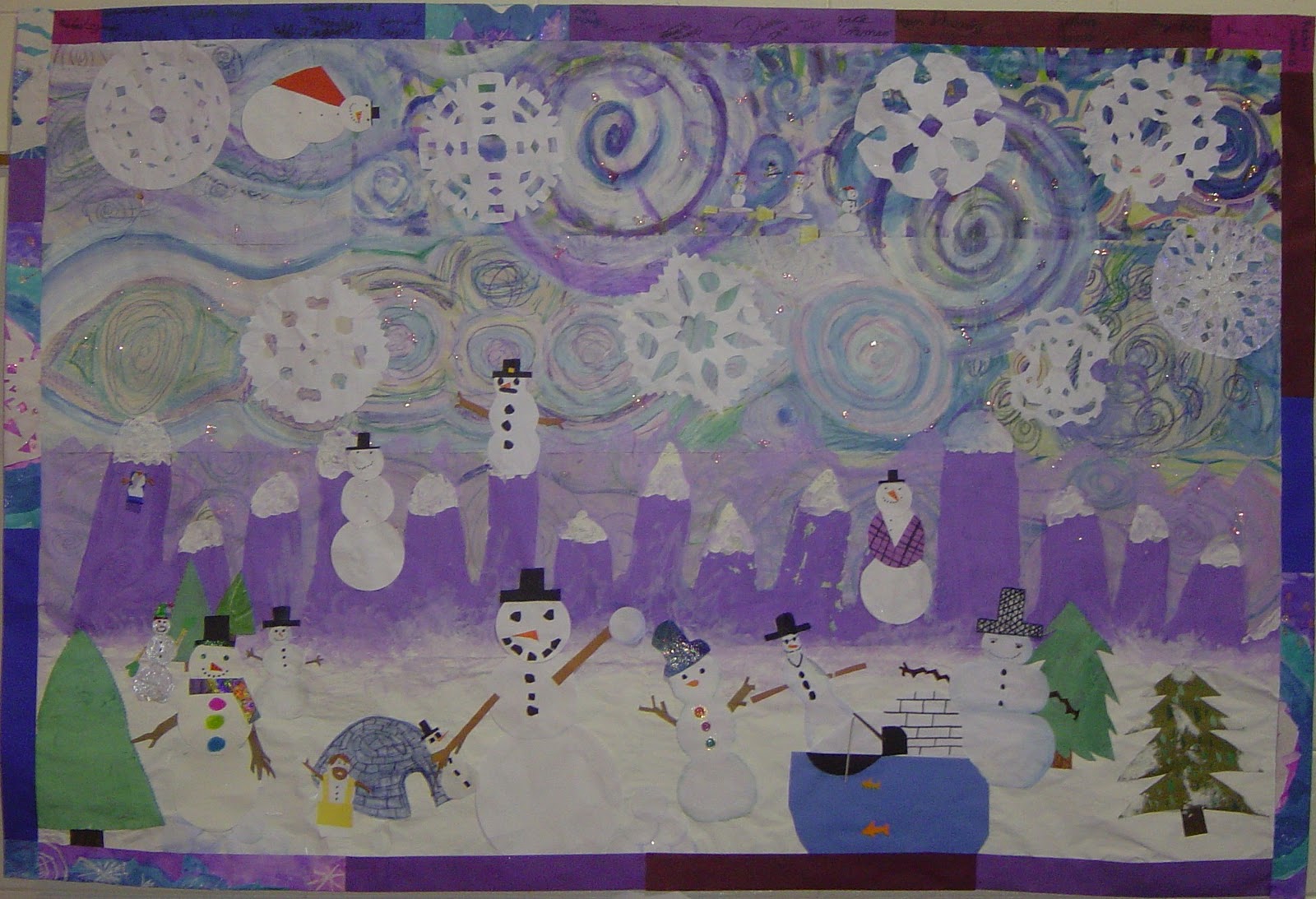 Gallery2404: Five Finished Winter Murals
