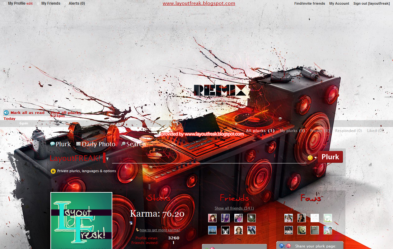 LayoutFREAK!: Remix Layout