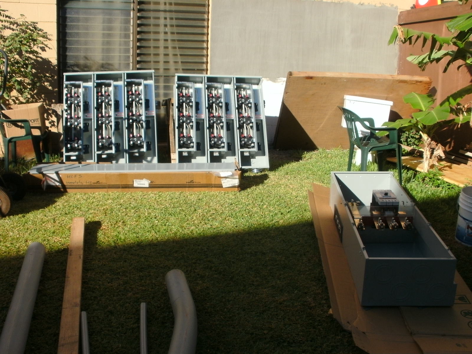 Haleiwa Surf Condos: Electrical Panel Boxes