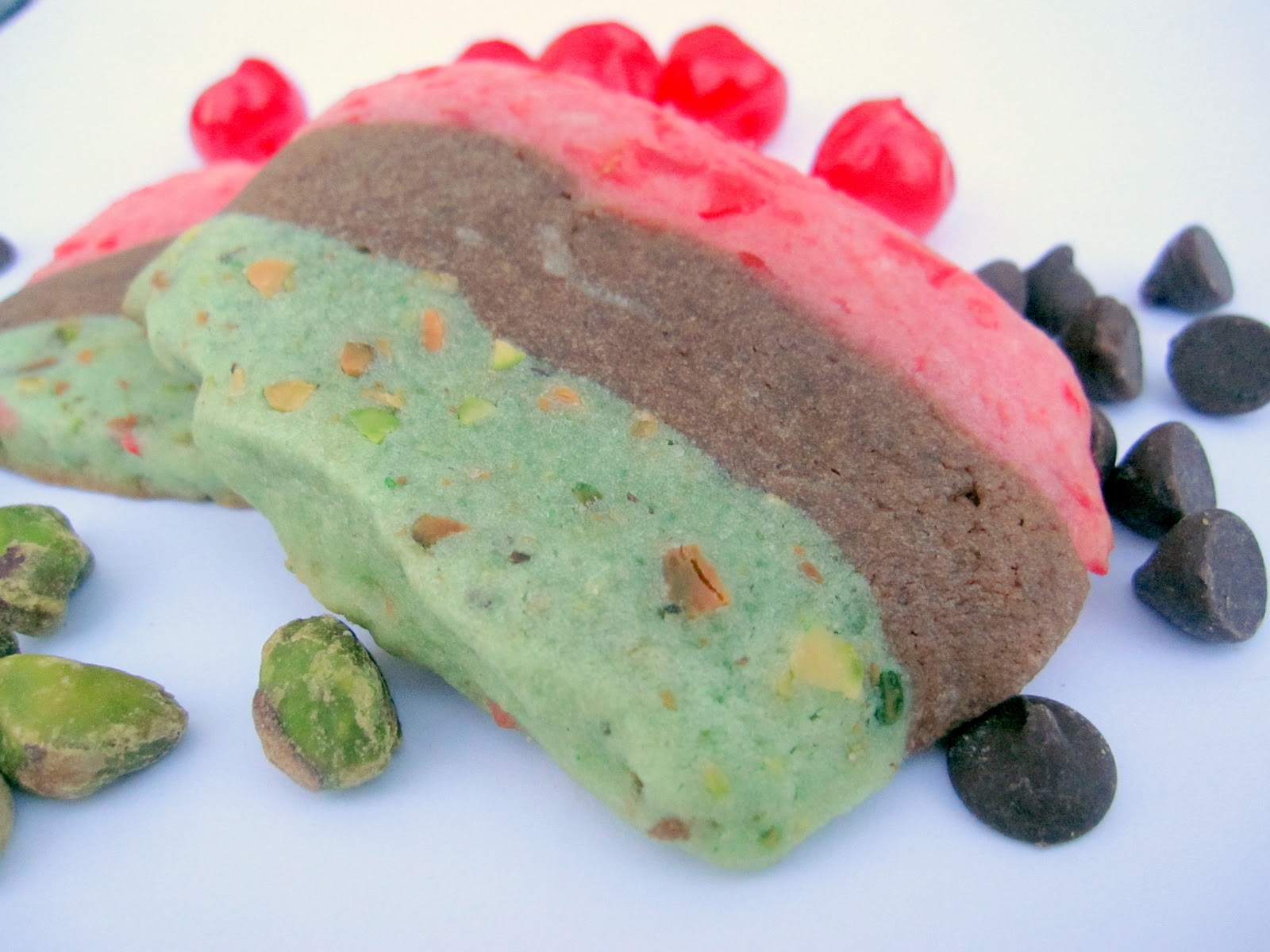 Its The Little Things In Life Spumoni Slice Cookies