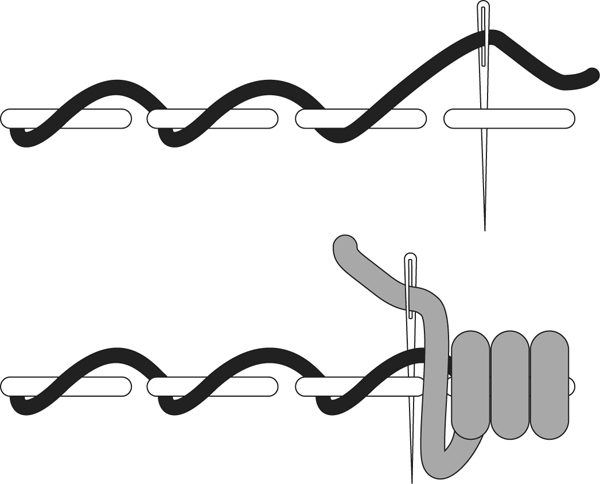 Italian Needlework: Punto Antico - Antique Stitch