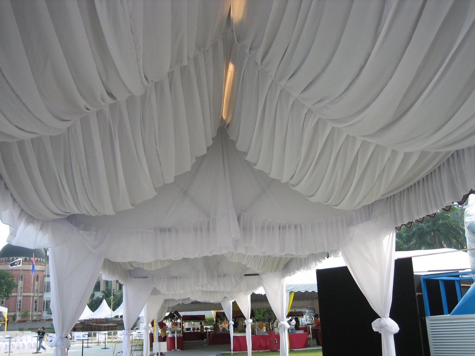 Jinaco Enterprise (Booth Specialist): White Ceiling Cloth for Canopy