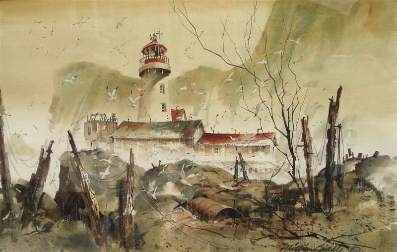 DVSA pictures: WILLIAM BIDDLE, "A Visit to Newfoundland", watercolour, #24