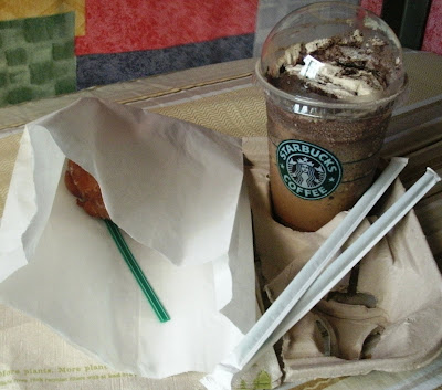 Miss Table Napkin: Starbucks Apple Fritter & Espresso Java Chip Frappe