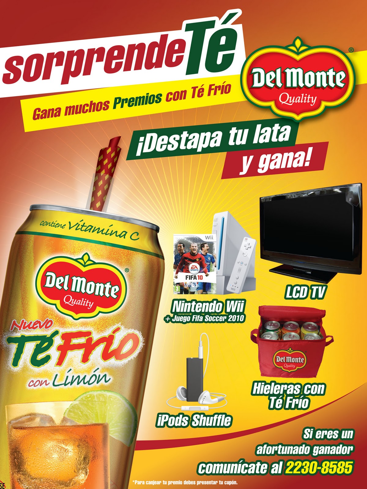 VISTAZO CHAPIN PLUS: Por primera vez, Destapa tu Lata y gana con Té ...