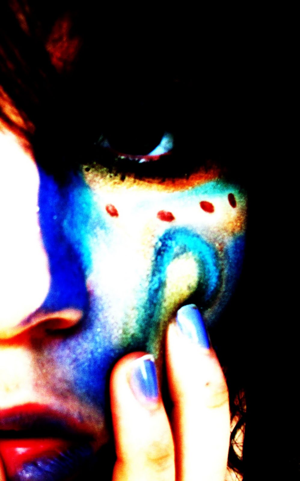 Fructification: Blue-eyed freak.