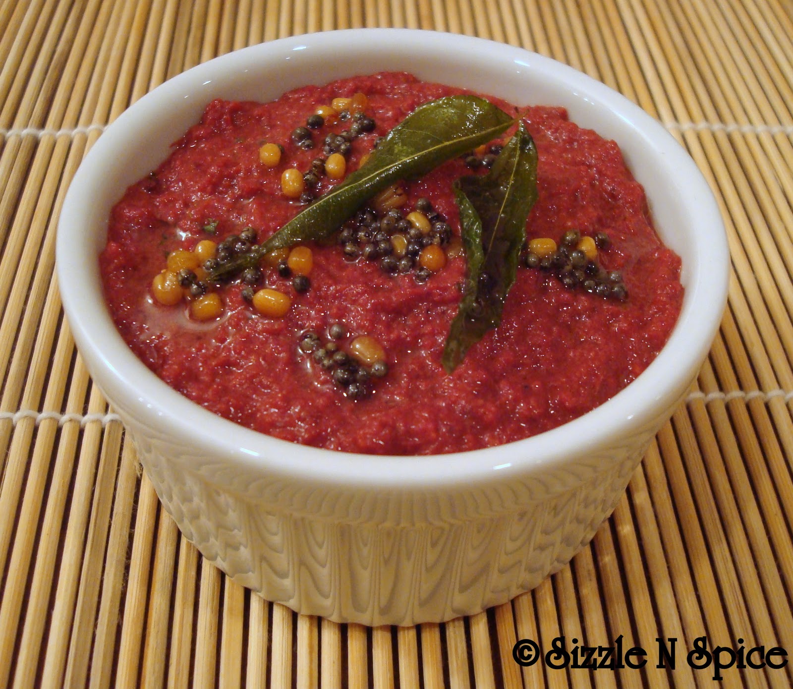 Sizzle N Spice: Beetroot Chutney