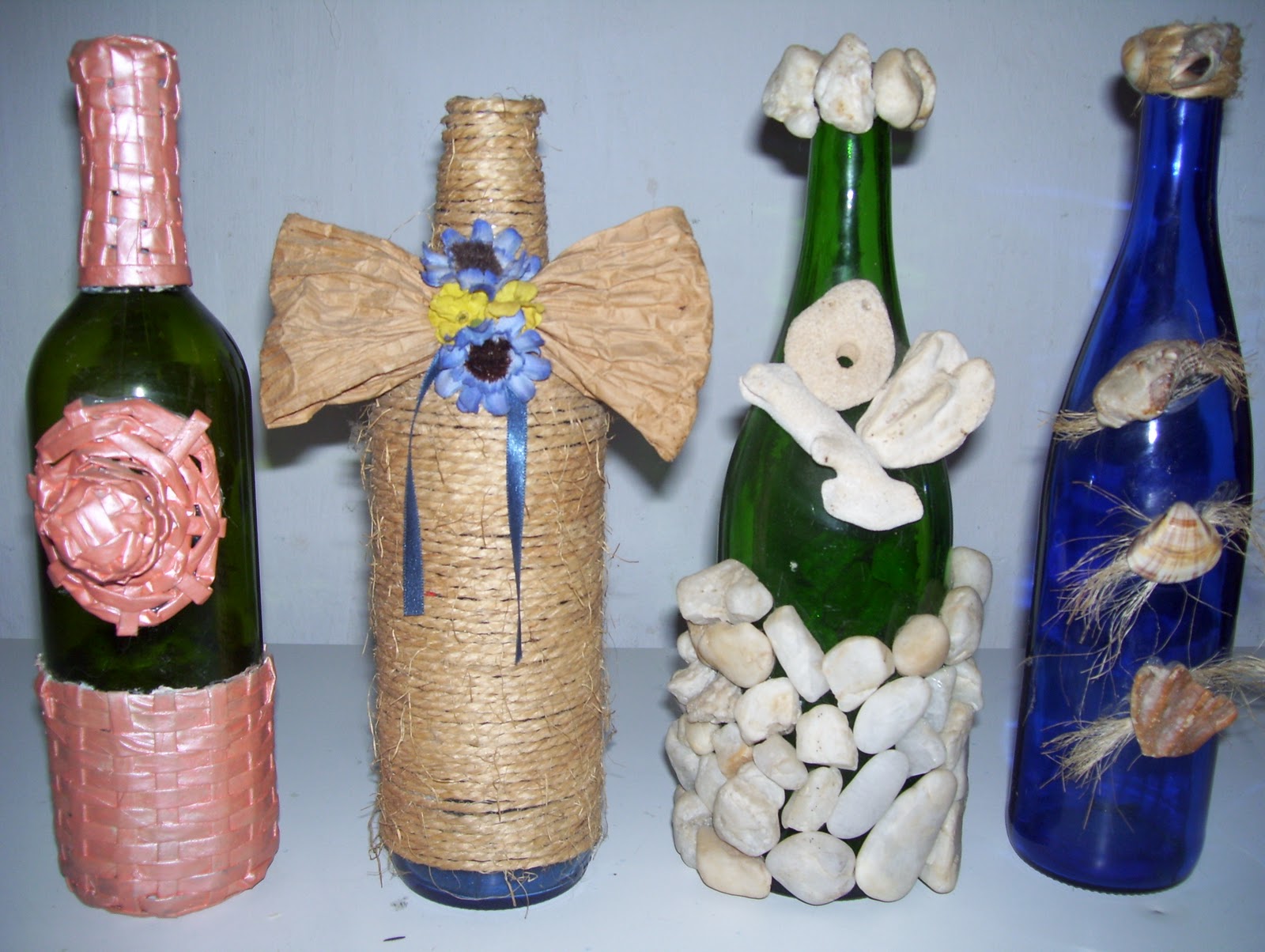 Modelos de botellas decoradas - Imagui