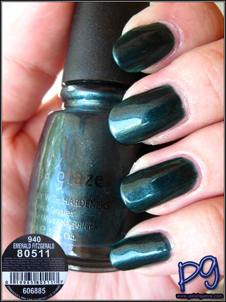 China Glaze Emerald Fitzgerald - Polish Galore