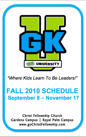 GK University ~ RELEVANT CHILDREN'S MINISTRY
