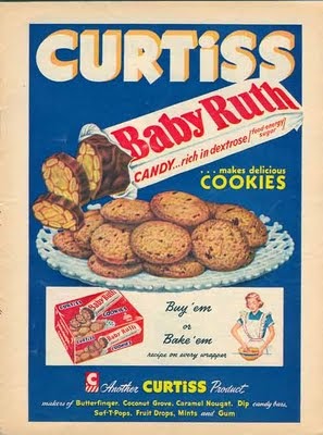Dying for Chocolate: Baby Ruth Cookies