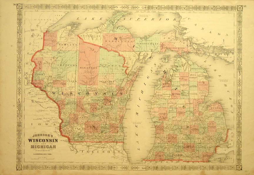 Old Maps of Michigan