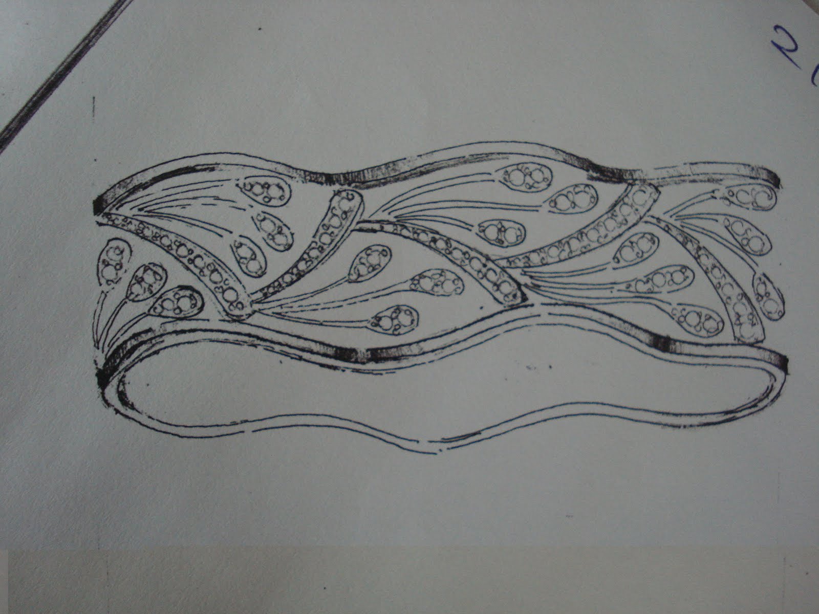 CMS Jewellery Designs: Hand Drawing Bangel Design
