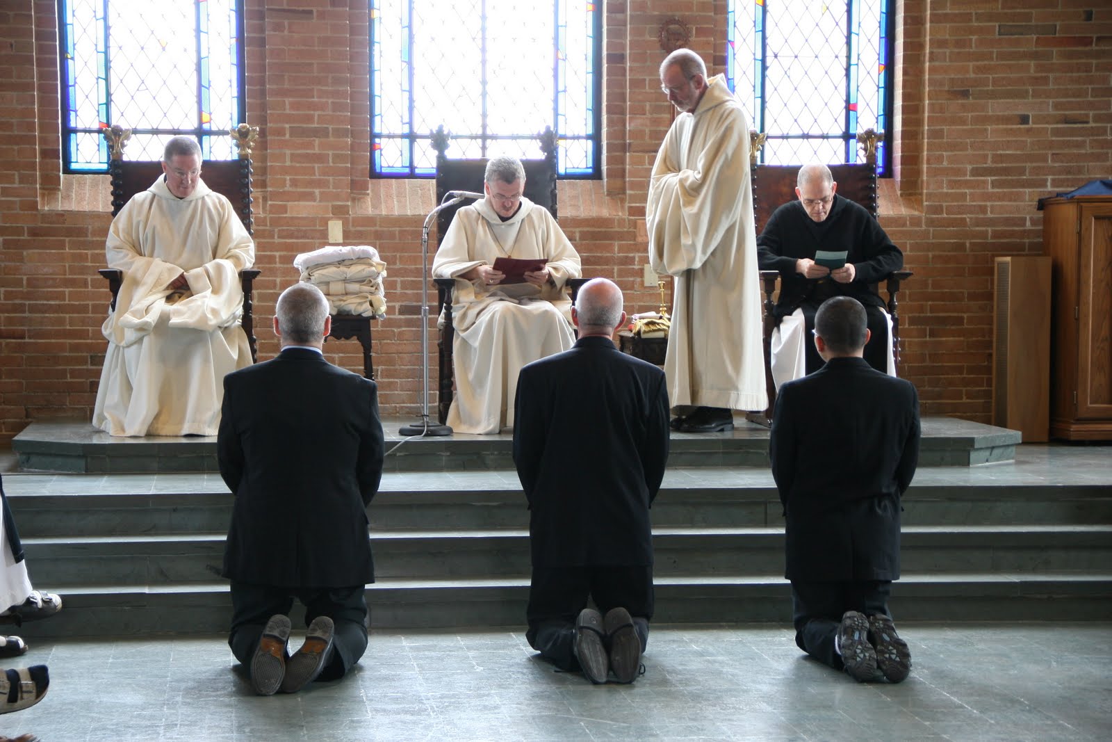 ST JOSEPH'S ABBEY, SPENCER MA: Three New Novices