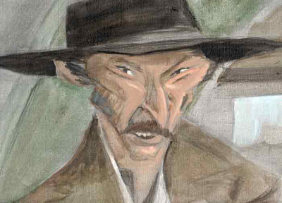 The Art of William Appledorn: Lee Van Cleef Painting Progress!