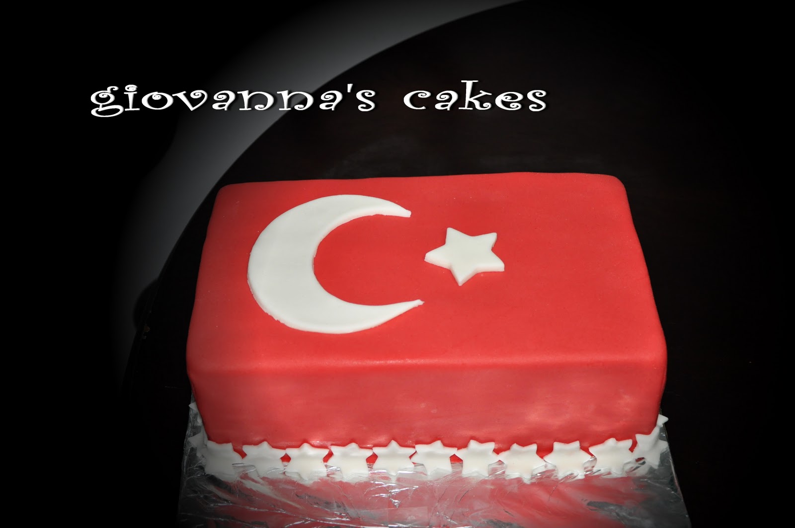 giovanna's cakes: Turkey flag cake