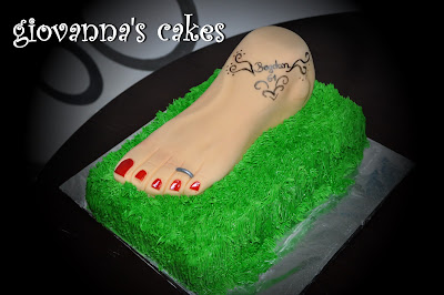 giovanna's cakes: foot cake