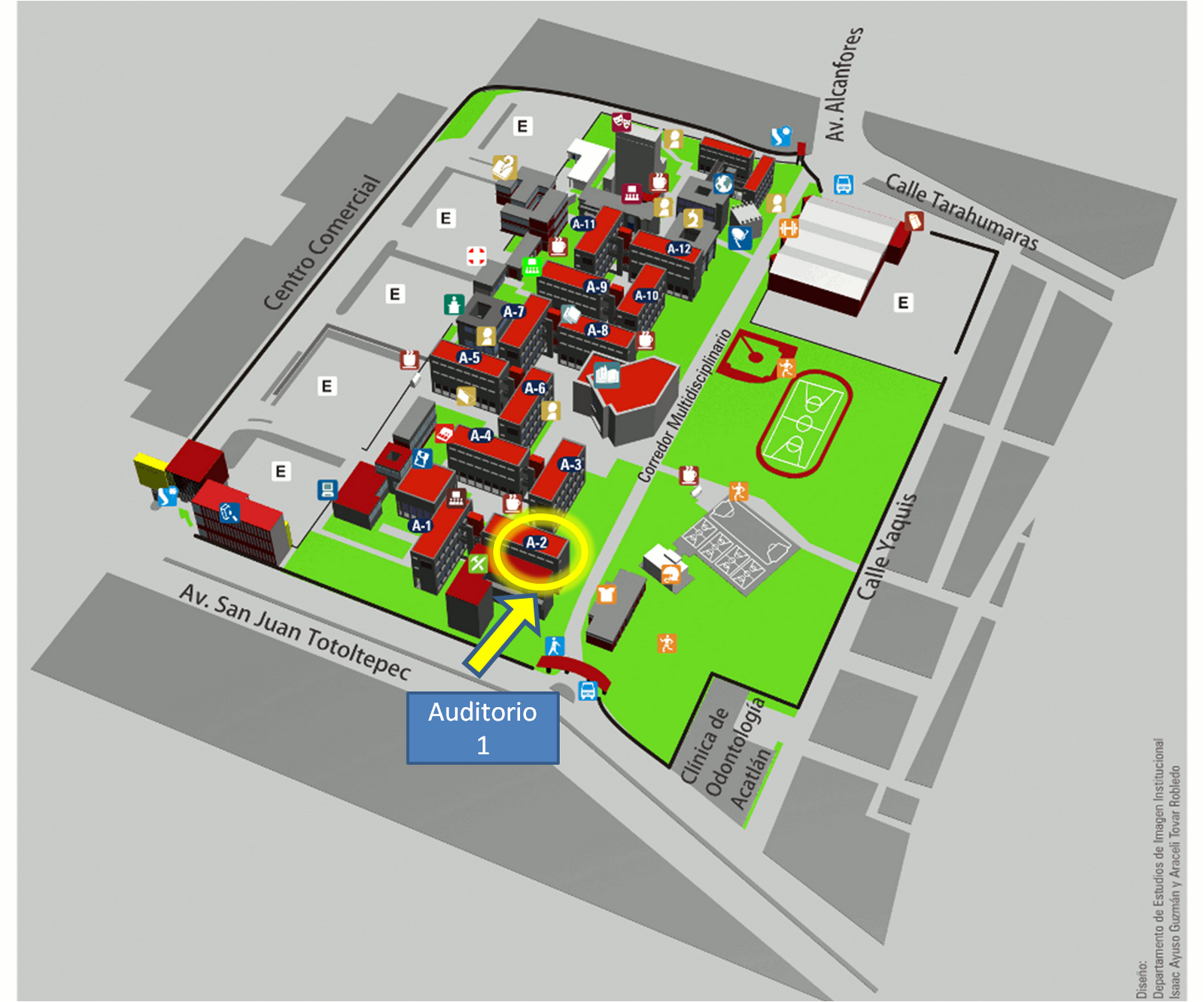 Congreso FES Acatlán: Ubicación Auditorio 1