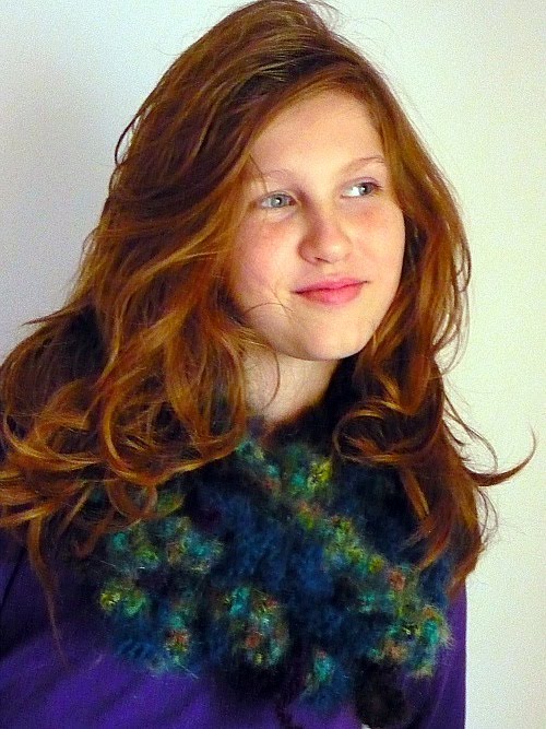 Hainute Colorate...: Fulare si manusi tricotate manual