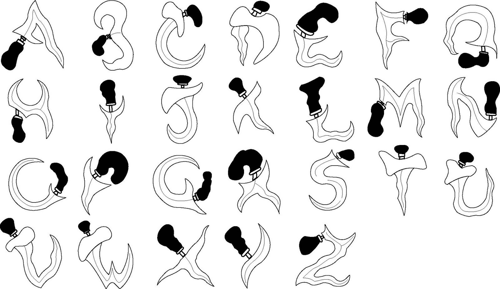 Art works: Keris Typography Design