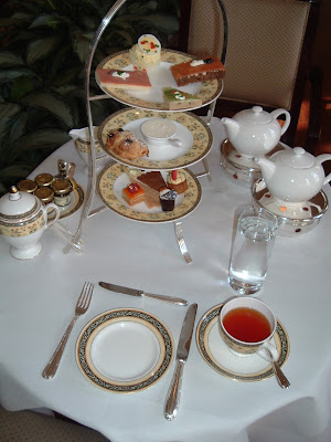 Miss Janice: Tea at the Ritz...an obviously "Prissy Day"!