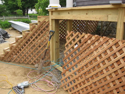 Pergola: Hidden fasteners and Lattice Install