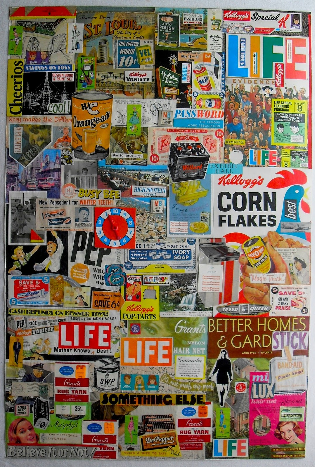 ART SKOOL DAMAGE : Christian Montone: Collage: "Life" (2005)
