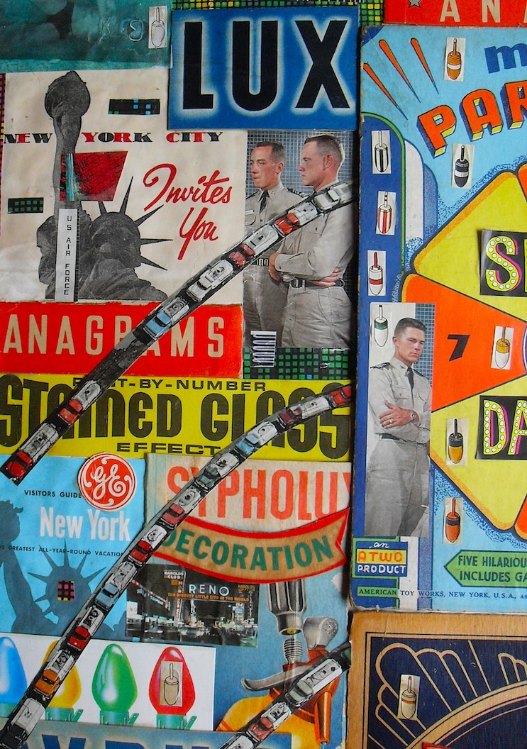 ART SKOOL DAMAGE : Christian Montone: Collage : "Sypholux"