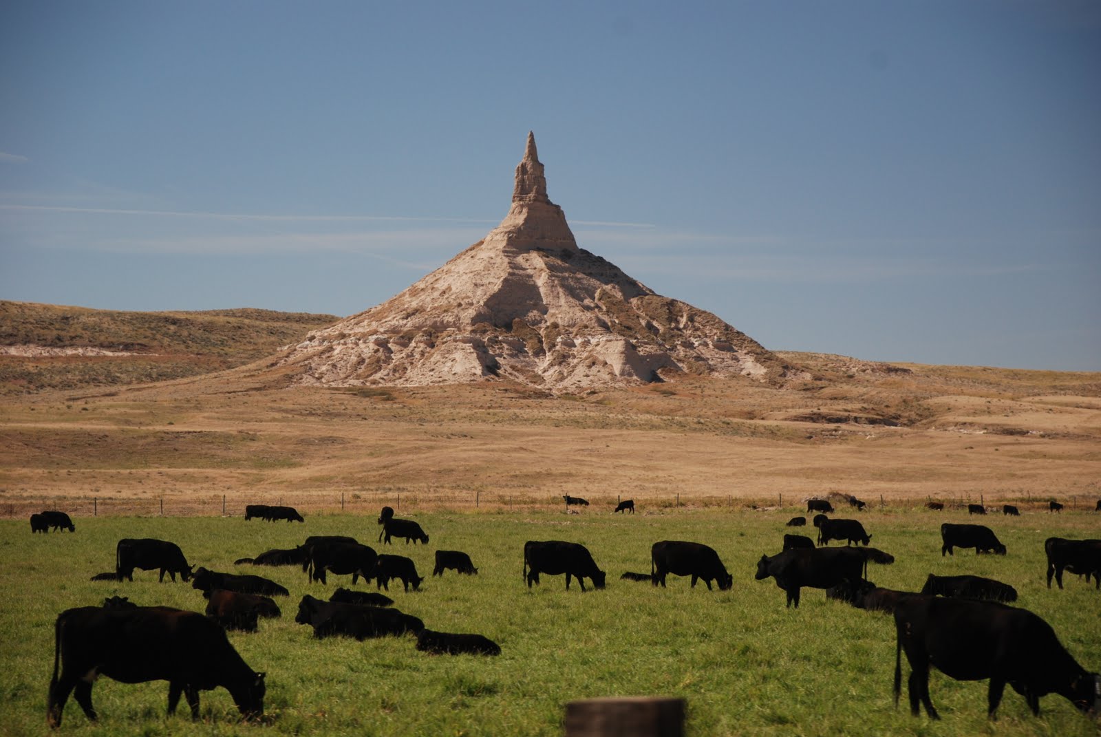 Kitchens Are Monkey Business: Chimney Rock In Bayard, Nebraska.