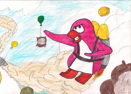 CLUB PENGUIN COURTYARD: Club Penguin Fan Art