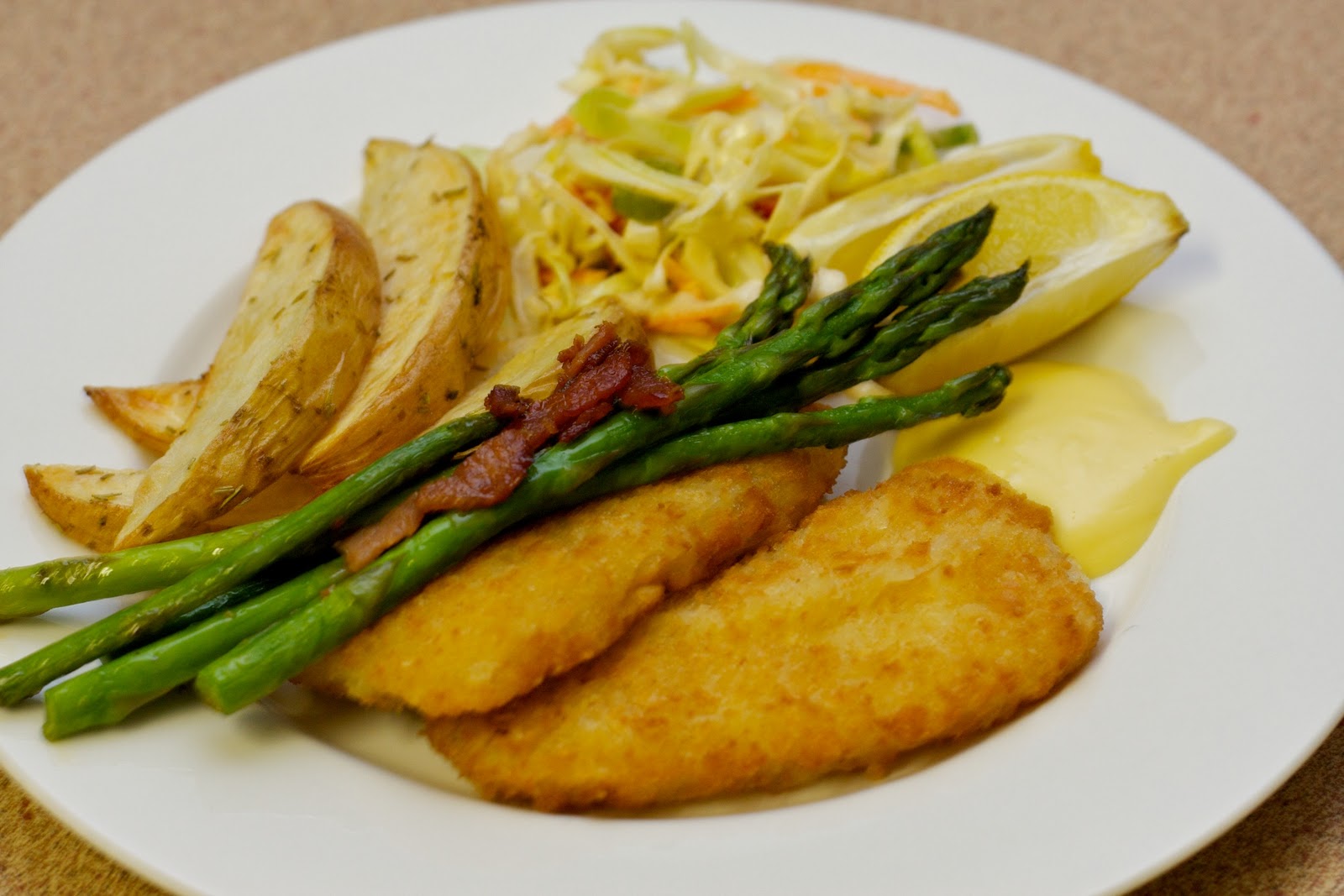The Opies: Family Food: Fish, Wedges & Asparagus