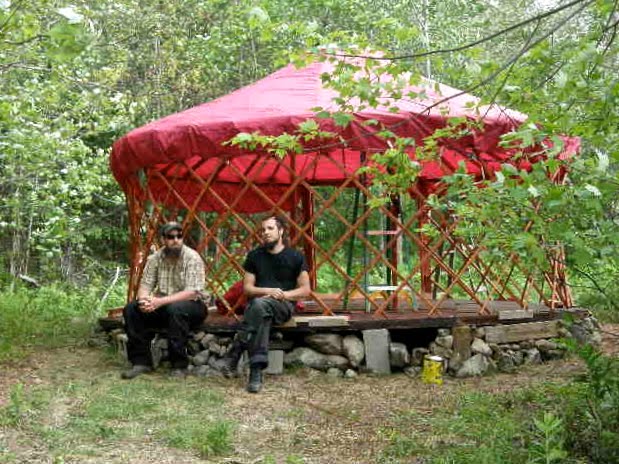 FOR LOVE OF YURTS: My DIY Yurt Goes Up