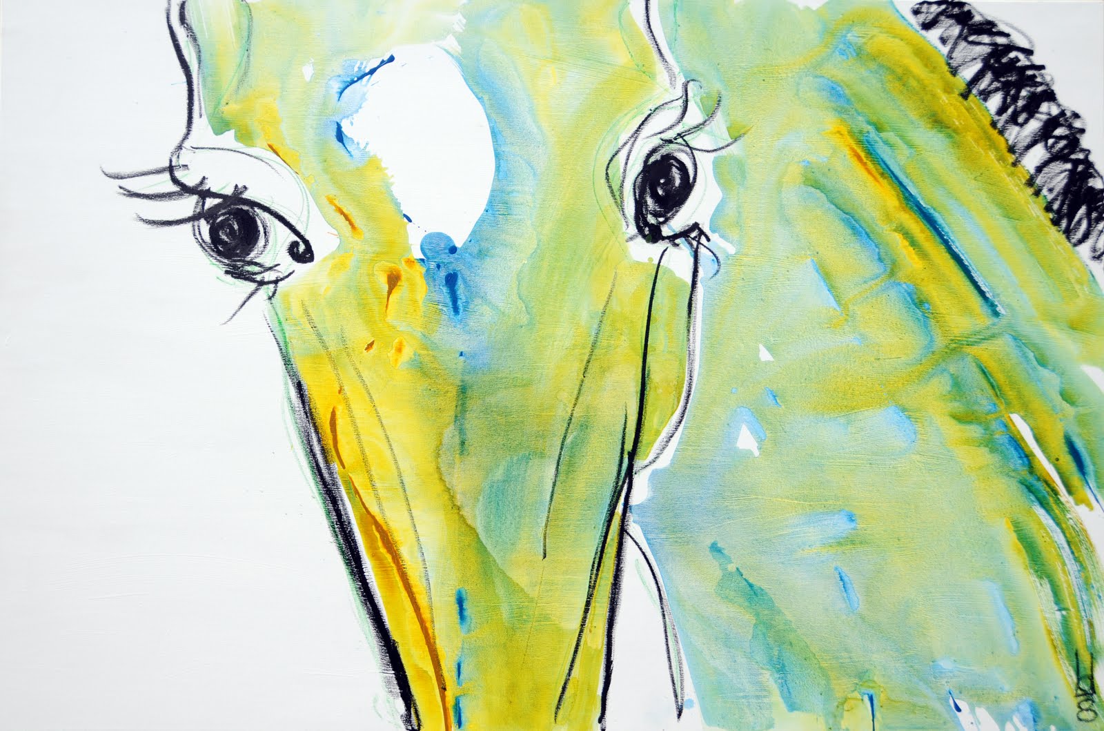 LAURA DOUGLAS paints: LAURA DOUGLAS & GEORGE KIRK AT WHITE CANVAS ...