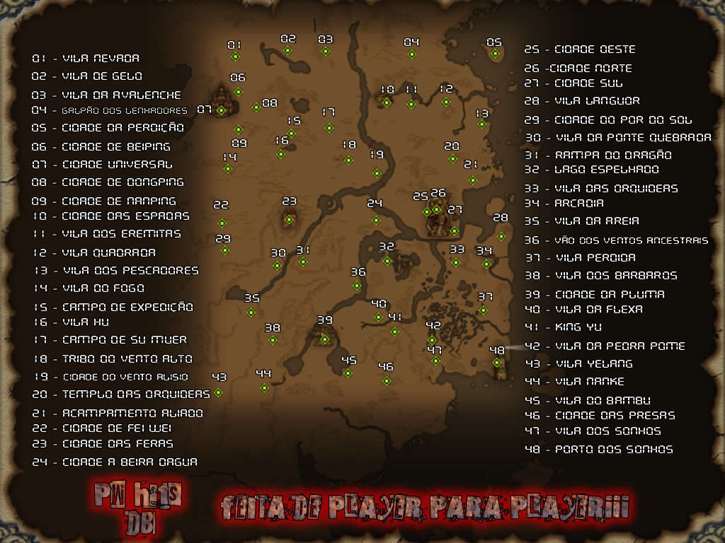 Jogos - Perfect World e Lineage ...: Mapas