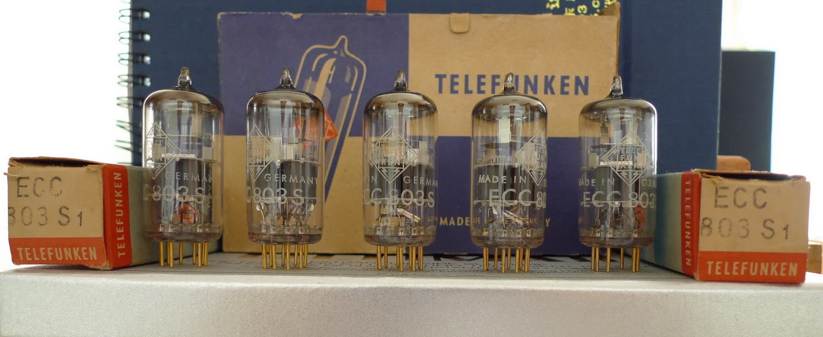 Vacuum Tube Fever: Collector's Private Collection of Telefunken ECC803S ...