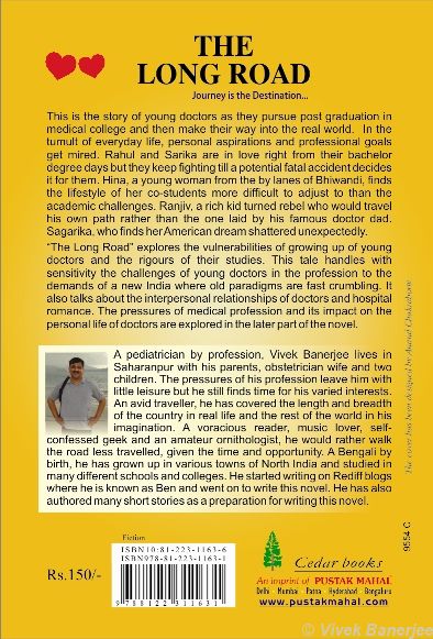 Book Readers Lounge - A Books Blog: The Long Road by Dr. Vivek Banerjee