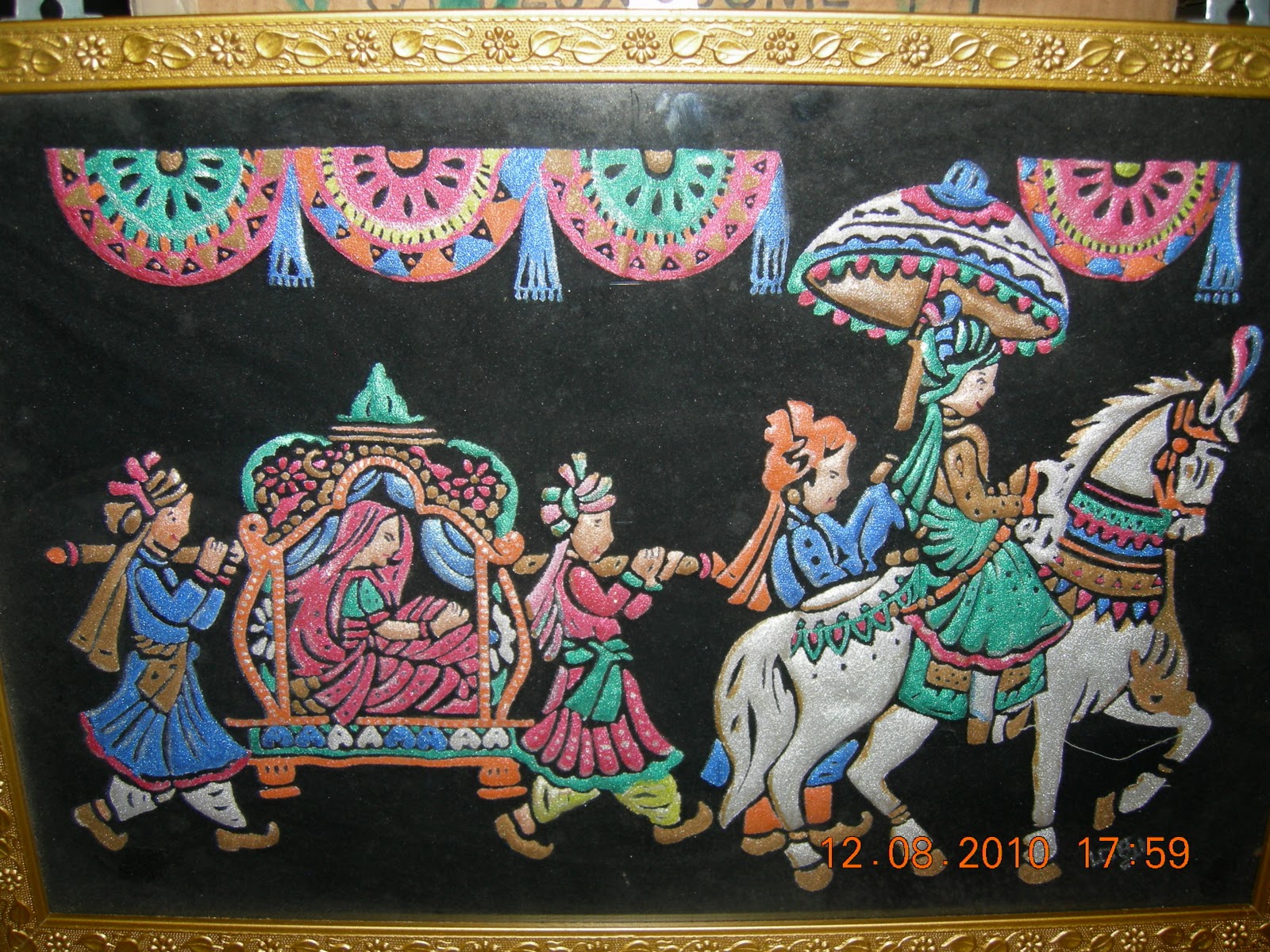 Thurigai: My Emboss Painting