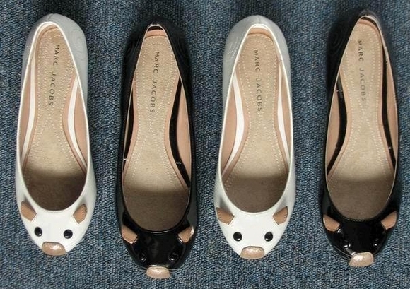 Fashionista's Blog: Marc Jacobs -Mouse Flats- Collection