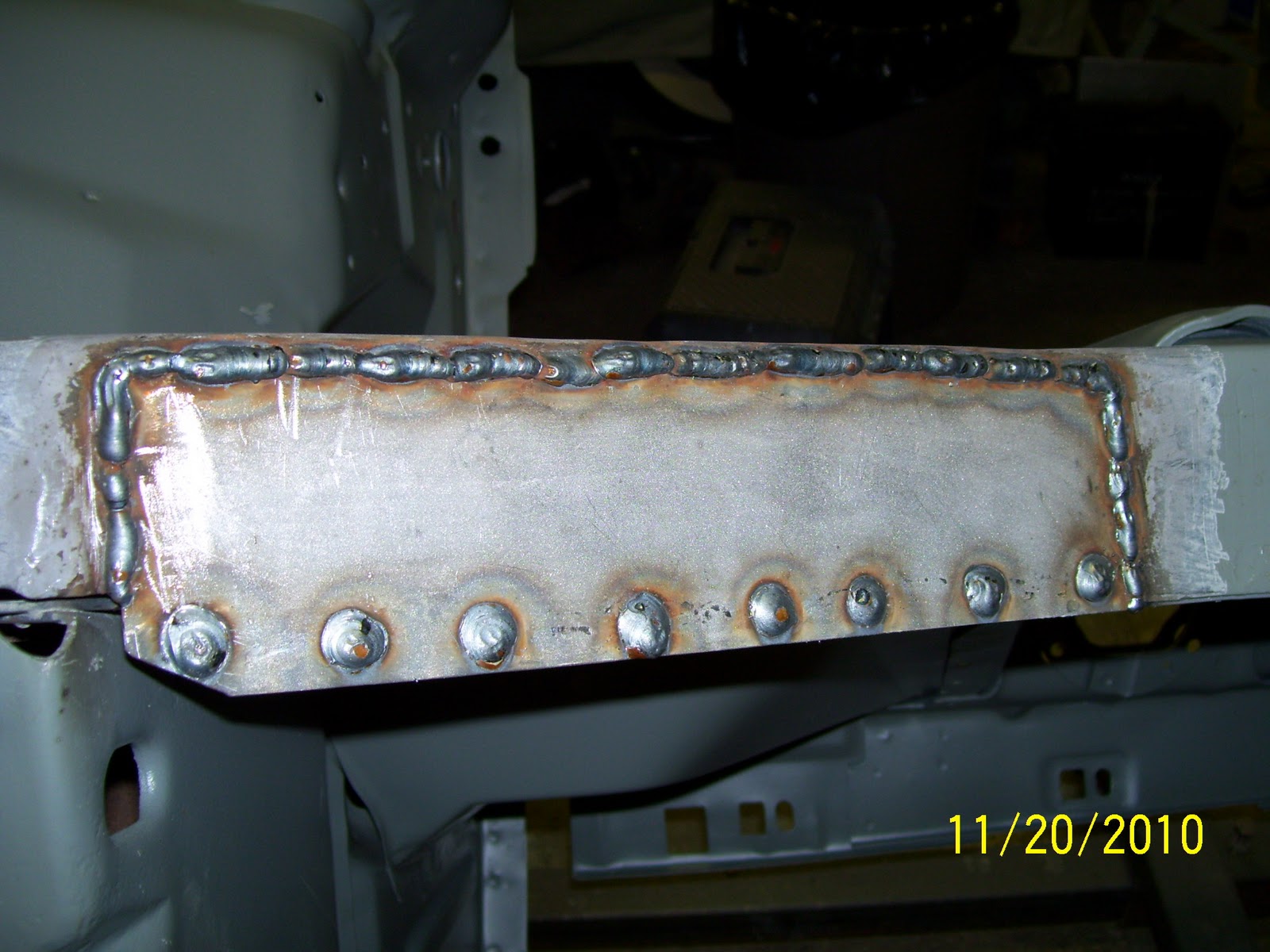 Night Mission Boss 302 Blog: Frame rail repair