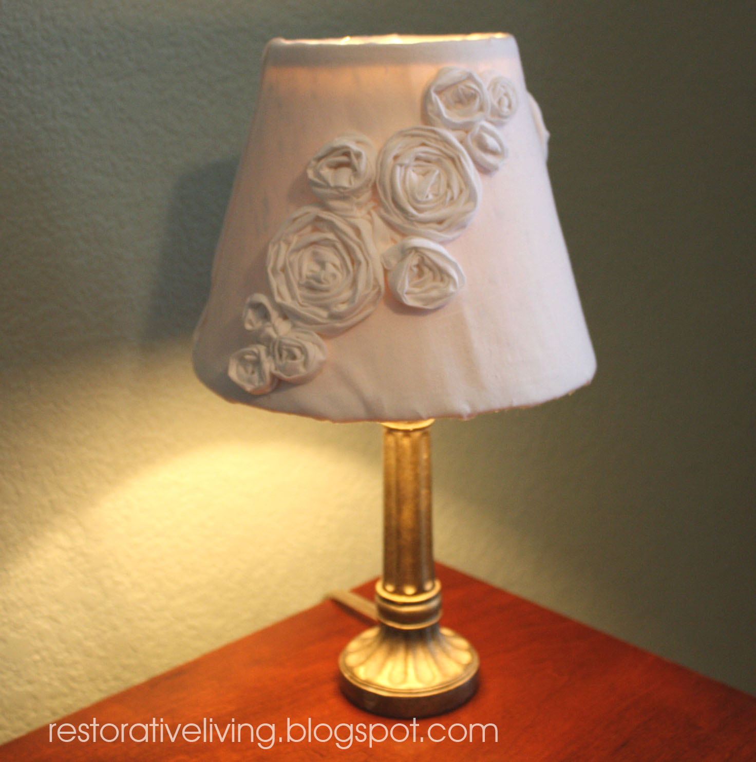 Rosette Lamp Redo | Restorative Living