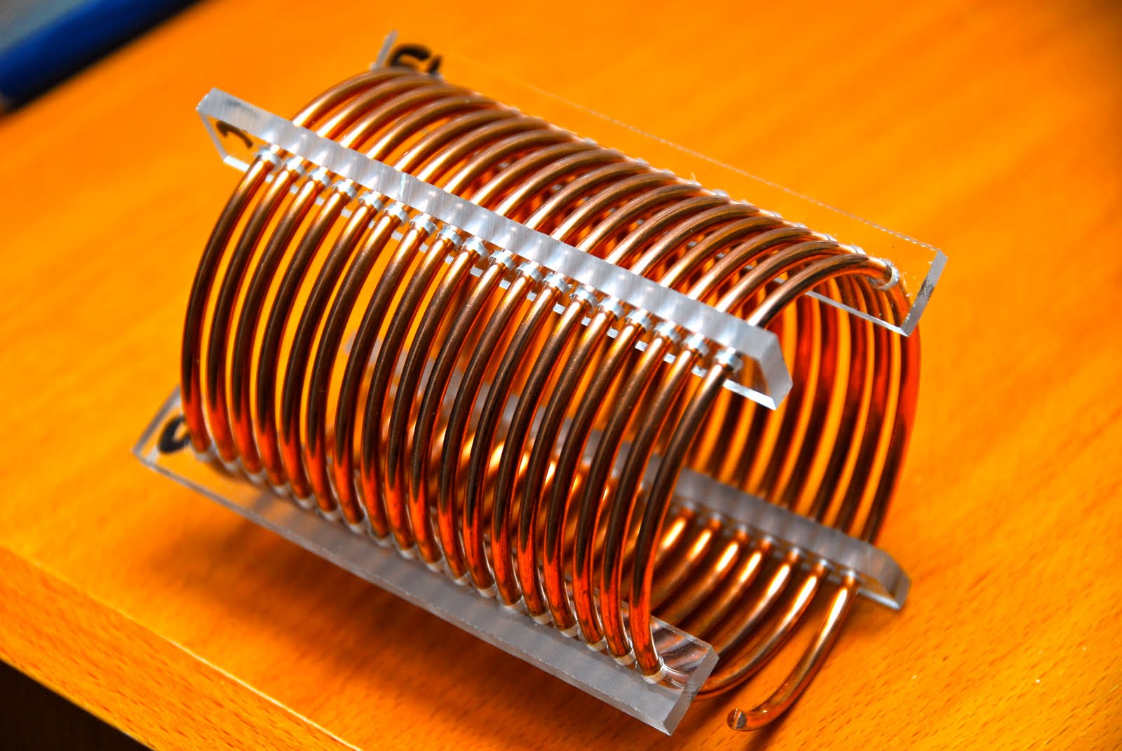 SM0NOR Ham station: Work in progress. The making of an air wound pi coil!