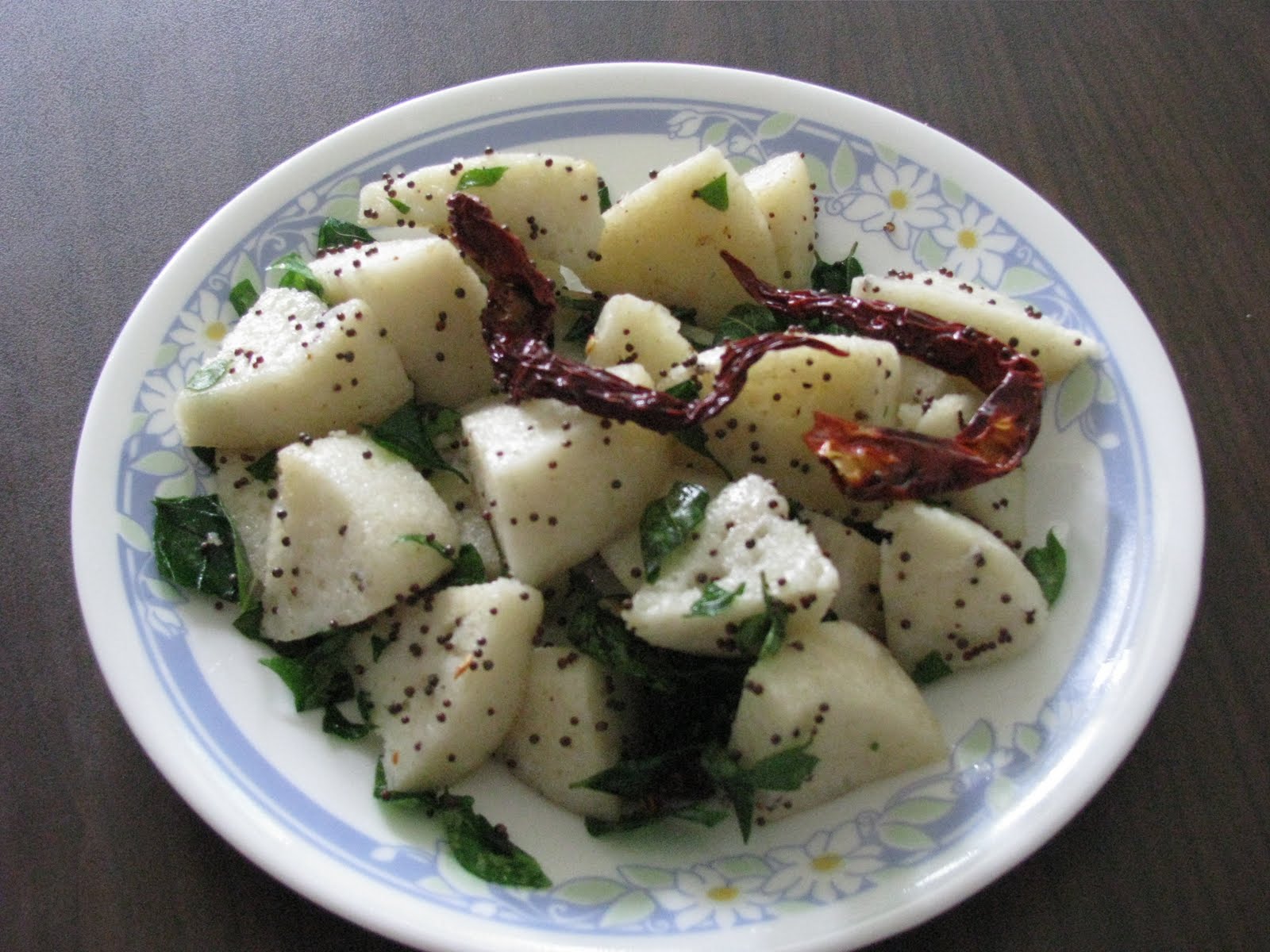 The Lifestyle Portal: Recipes> Idli Snack