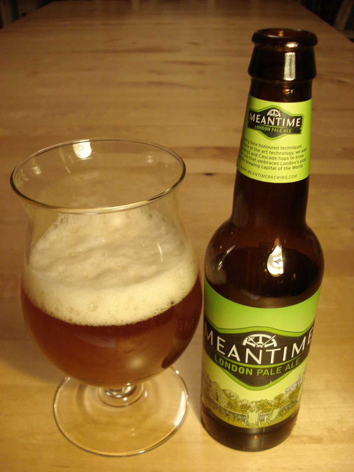 The Bottled Beer Year: Day 48, Beer 48 - Meantime's "London Pale Ale"