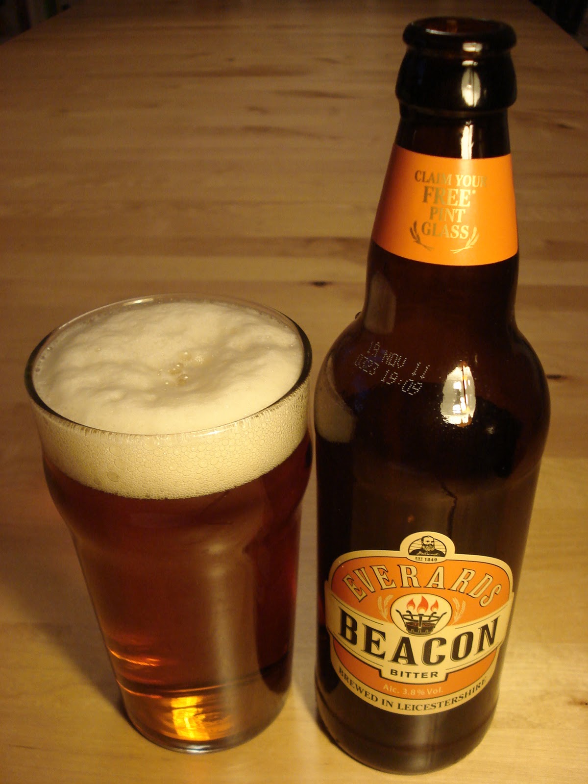 The Bottled Beer Year: Day 56, Beer 56 - Everards "Beacon"
